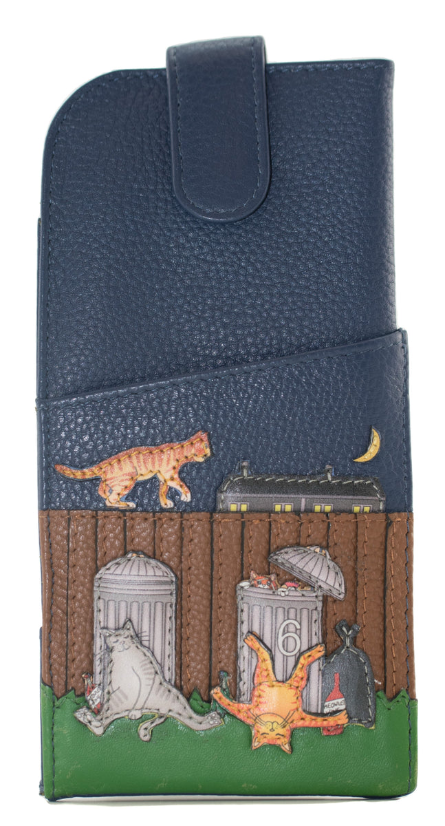 Alley Cats Leather Glasses Case - 52 5221 – Mala Leather Limited
