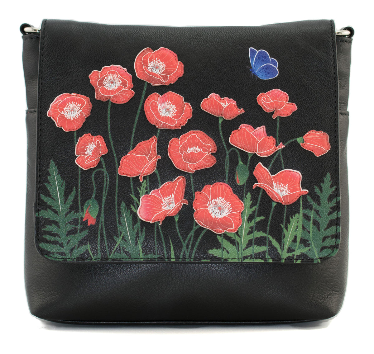 Poppy Flap Cross Body Bag – Mala Leather Limited