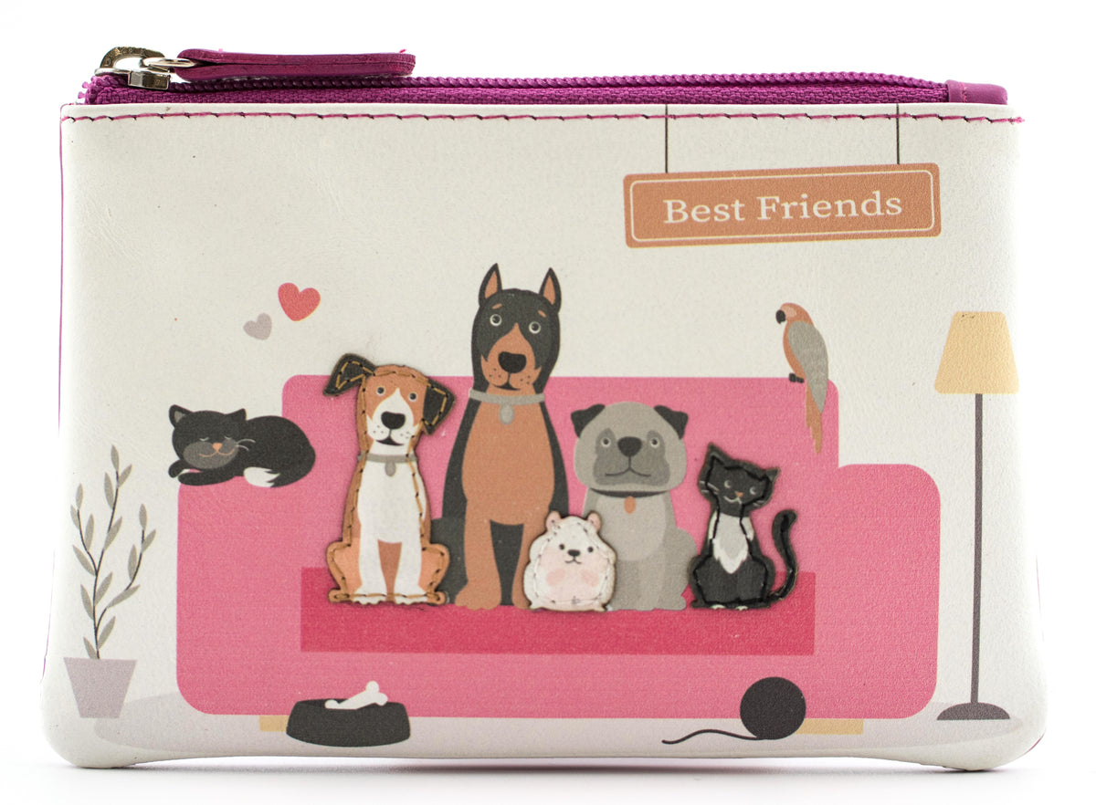 Pinky Best Friends Coin Purse - 11 4115 – Mala Leather Limited