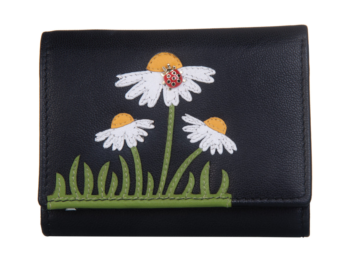 Peony Tri Fold Purse – Mala Leather Limited