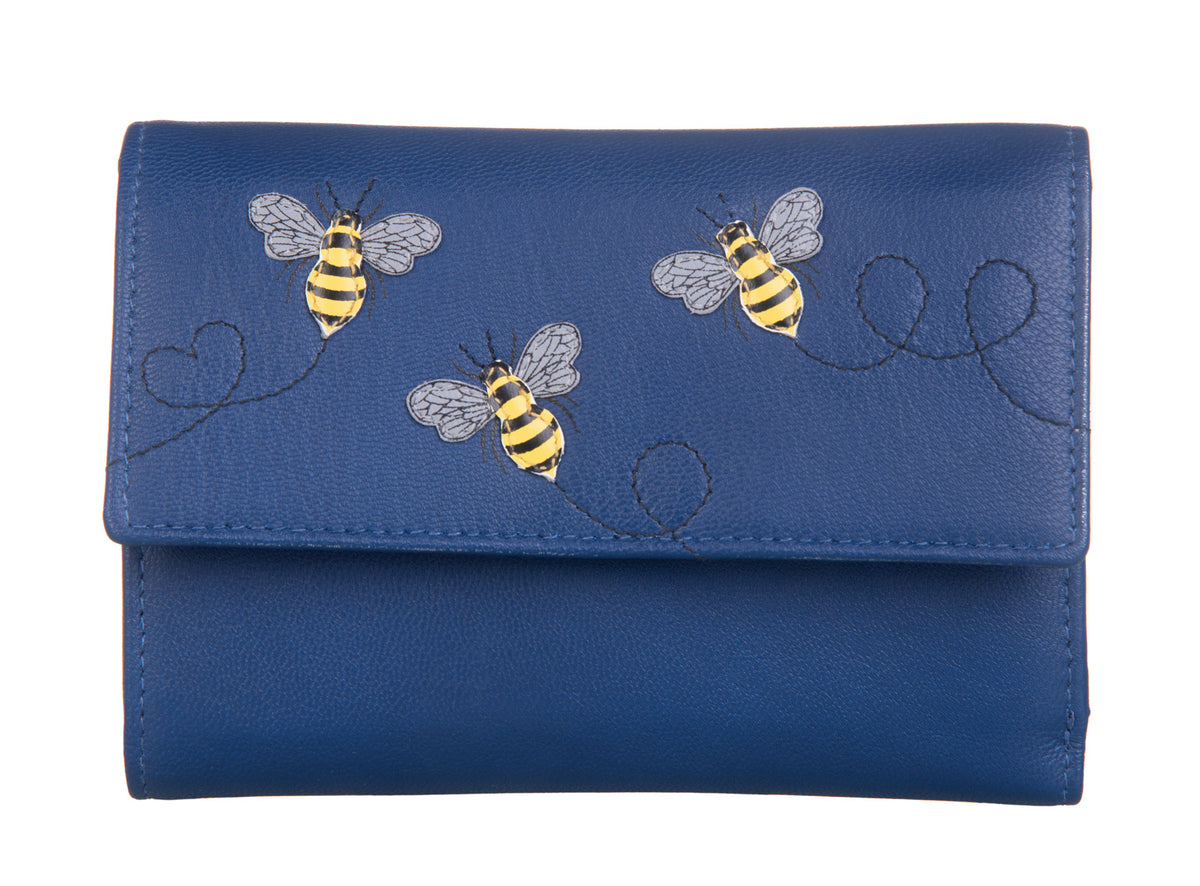 Suri Large Tri Fold Purse – Mala Leather Limited