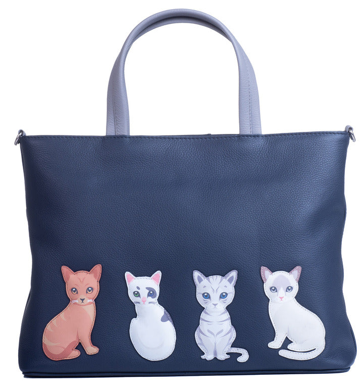 Best Friends Sitting Cats Grab Bag 7226 65 – Mala Leather Limited